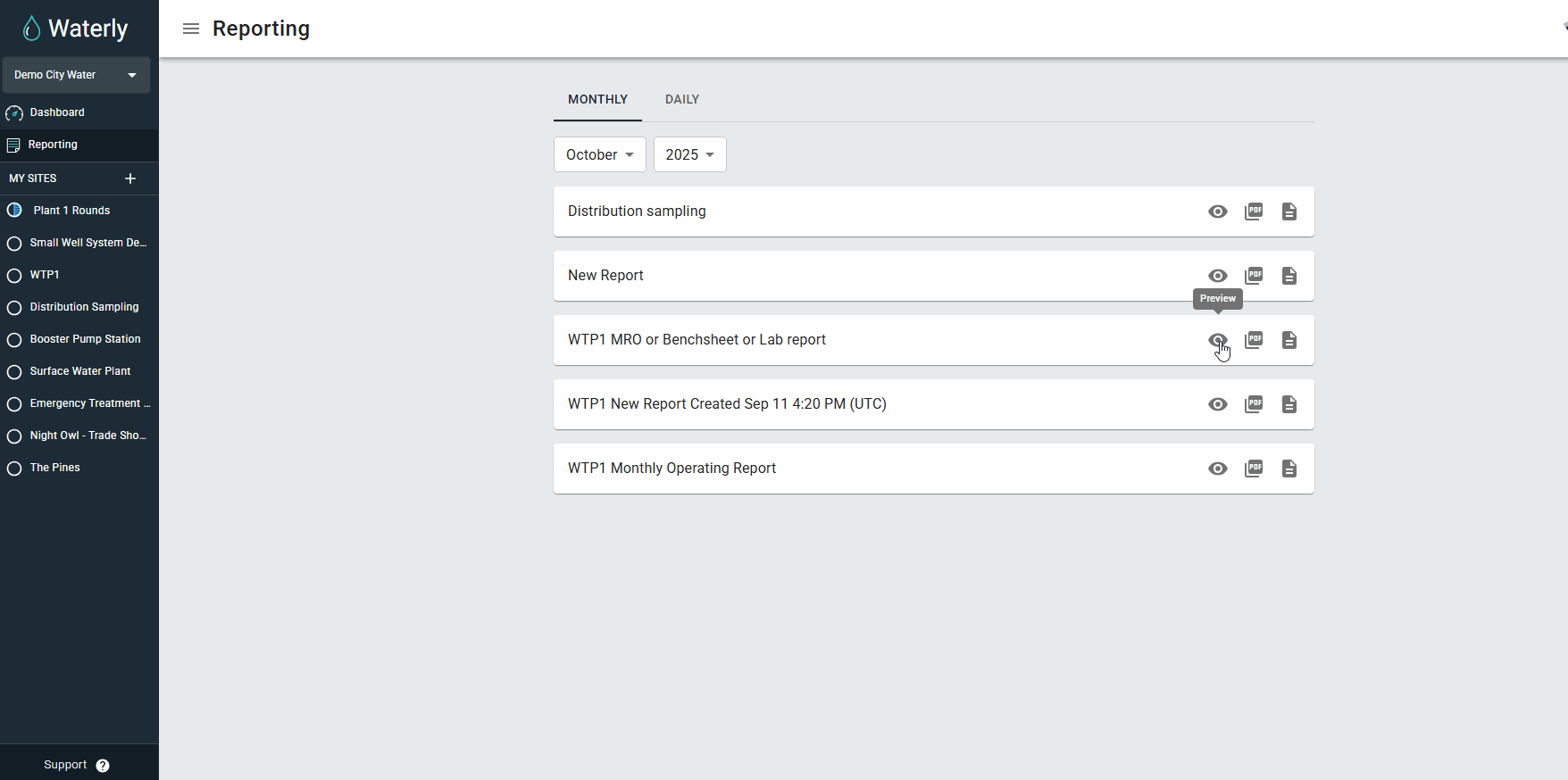 Report Management - Grouping Multiple Page Reports and Preview